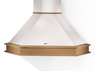 Corner cooker hood with integrated lighting Class D RANCH ANGOLO By FABER