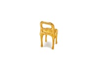 Brass chair RAPTURE Fools' Gold Collection By Scarlet Splendour