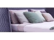 REDONDO Fabric double bed with removable cover By Moroso | design ...