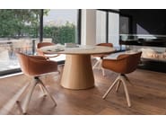 REVERSE WOOD Table By Andreu World | design Piergiorgio Cazzaniga