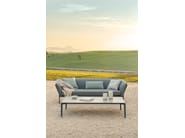 RIA SOFT 3 seater fabric garden sofa By FAST | design Alberto Lievore