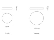 Ash and metal tray / centerpiece RINGO By STIP design Elia Mangia