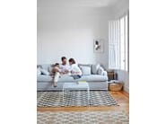 Rectangular rug with geometric shapes RODAS By GAN