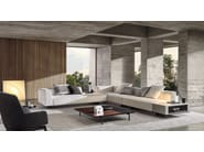 ROGER Sectional fabric sofa By Minotti | design Rodolfo Dordoni