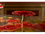 Glass and Stainless Steel table ROSA ROSAE ROSAE™ By Unica by ...