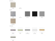 SALLY Rectangular laminate garden side table By Coro | design Riccardo Giovanetti