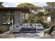 SANDUA | Garden armchair with armrests By MANUTTI design Robin Hapelt