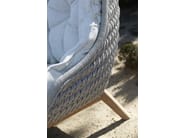 SANDUA | Garden armchair with armrests By MANUTTI design Robin Hapelt