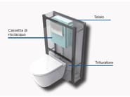 Aluminium sanitary module SANIDESIGN SLIM By Sanitrit