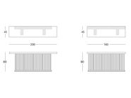 SCHUBERT | Console table By Longhi design Giuseppe Viganò