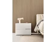 SEGNO Bedside table with drawers By PIANCA