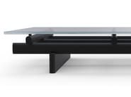 SENGU Low rectangular wood and glass coffee table By Cassina | design ...