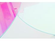 SHIMMER | Round coffee table By Glas Italia
