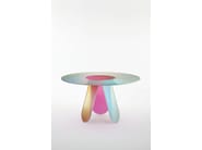 SHIMMER | Round table By Glas Italia