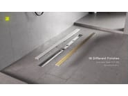 Stainless steel Drainage channel and part SHOWERTEC LINEAR By PROFILITEC