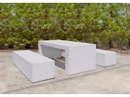 BOX TO BOX Modular backless concrete bench By SIT | design João Carvalho