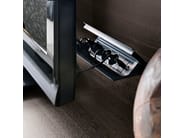 Módulo de arrumação de parede modular de madeira com suporte para TV ...