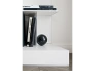 Módulo de arrumação de parede modular de madeira com suporte para TV ...