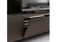 Módulo de arrumação de parede modular de madeira com suporte para TV ...