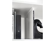 Módulo de arrumação de parede modular de madeira com suporte para TV ...