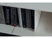 Módulo de arrumação de parede modular de madeira com suporte para TV ...