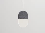 LED felt pendant lamp SLAB 20 Slab Collection By ANDlight design Lukas Peet