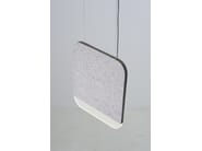 LED felt pendant lamp SLAB 30 Slab Collection By ANDlight design Lukas Peet