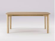 SOMA Rectangular wooden table By Wewood | design Christian Haas
