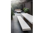 SPAN | Bench with back Span Collection By Salvatori design John Pawson