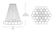 SPHERE 37 | Pendant lamp By SP Light and Design design Marco Agnoli