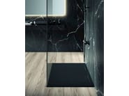 Rectangular Silexpol® shower tray SPRING By Fiora design Simone Polga
