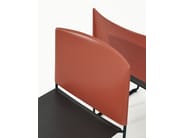 STACY Sled base stackable plastic training chair By Arper | design ...