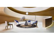 STEEPLE Upholstered fabric chair By Roche Bobois | design Enrico Franzolini