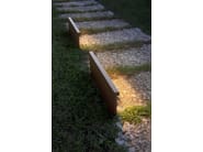 LED metal bollard light STEP LINE By Olev design Diego Chilò