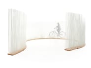 Biombo para exteriores STICKS CURVED By Extremis diseño Globalhaus