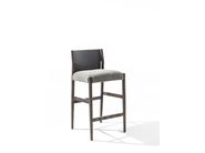 SVEVA | Stool Ash stool with leather and fabric covering By Porada ...