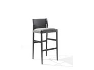 SVEVA | Stool Ash stool with leather and fabric covering By Porada ...