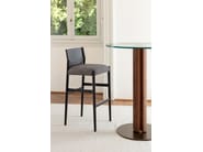 SVEVA | Stool Ash stool with leather and fabric covering By Porada ...