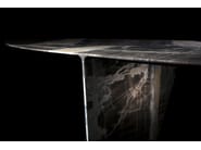 Oval marble table SYNAPSE By Henge design Massimo Castagna