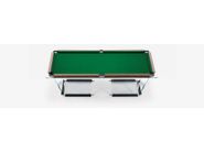 T1.3 Tempered glass pool table with walnut rails By Teckell | design ...