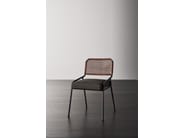 TAI Fabric and leather chair By Meridiani | design Andrea Parisio