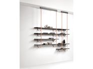 TALEA Floating metal bookcase By DE CASTELLI | design LucidiPevere