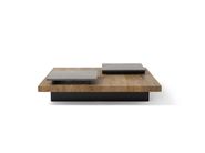 TAU Square wooden coffee table By AMURA | design Emanuel Gargano