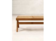 Natural cane bench TEAK & CANE BENCH Project Chandigarh Collection By ...