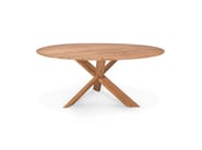 TEAK CIRCLE | Round table By Ethnicraft design Alain Van Havre