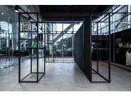 Modular retail display unit TONDOQUADRO By ALU