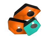 TRIO NÉNUPHAR | Ceiling lamp By designheure design Kristian Gavoille