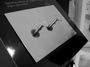 Steel flush plate TRUMPET By OLI design Álvaro Siza Vieira