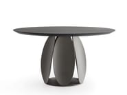 HAUTE COUTURE MDF dining table with metal base By Morica Design