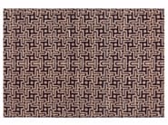 Patterned rectangular jute rug TWIGGY By GAN